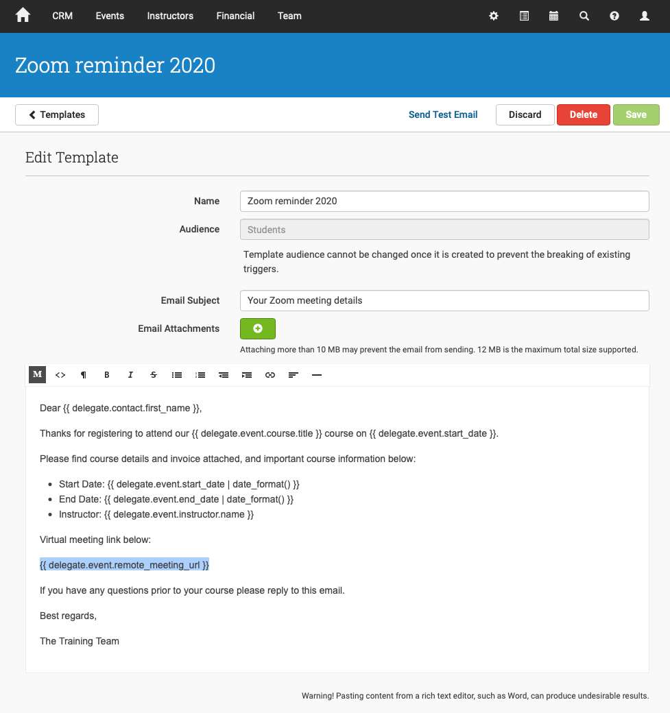 Zoom – Administrate Documentation and Support