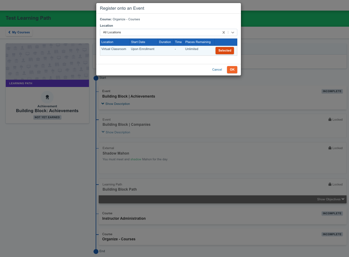 Managing your Learning Paths – Administrate Documentation and Support
